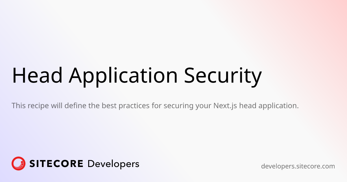 Head Application Security
