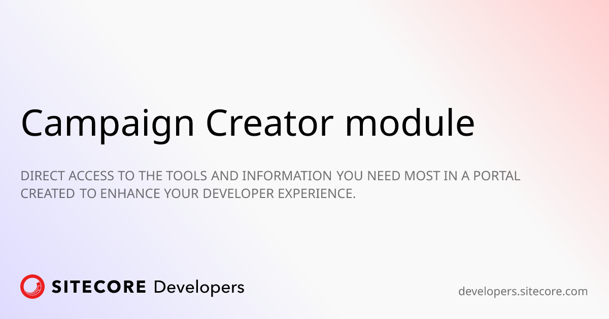 Campaign Creator module