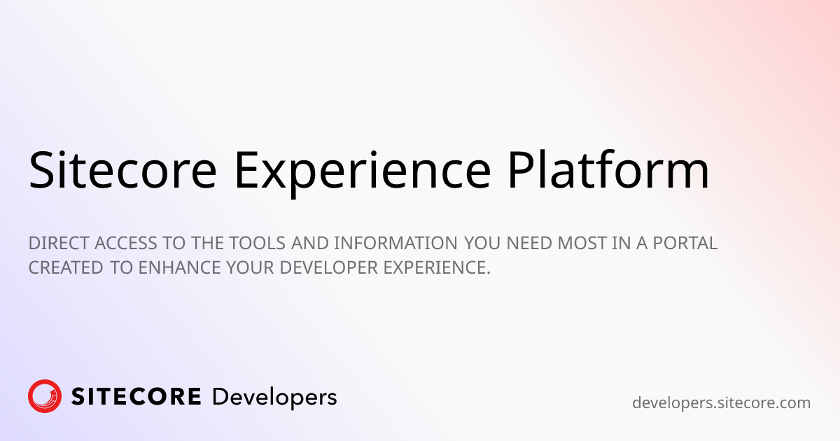 Sitecore Experience Platform