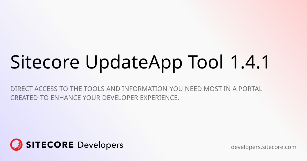 Sitecore Updateapp Tool 1 4 1